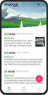 Daybook App - Free Diary, Journal, Notes on Web, Android, iOS & Alexa